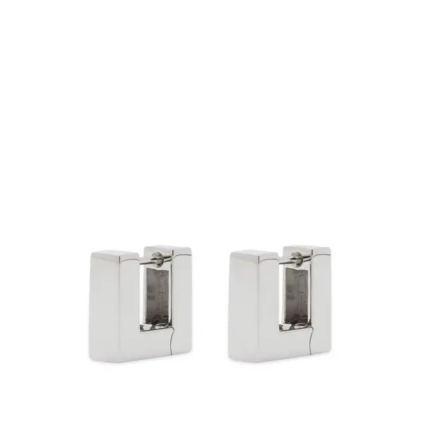 Tom Wood Square Hoops - Sterling Silver | Editorialist